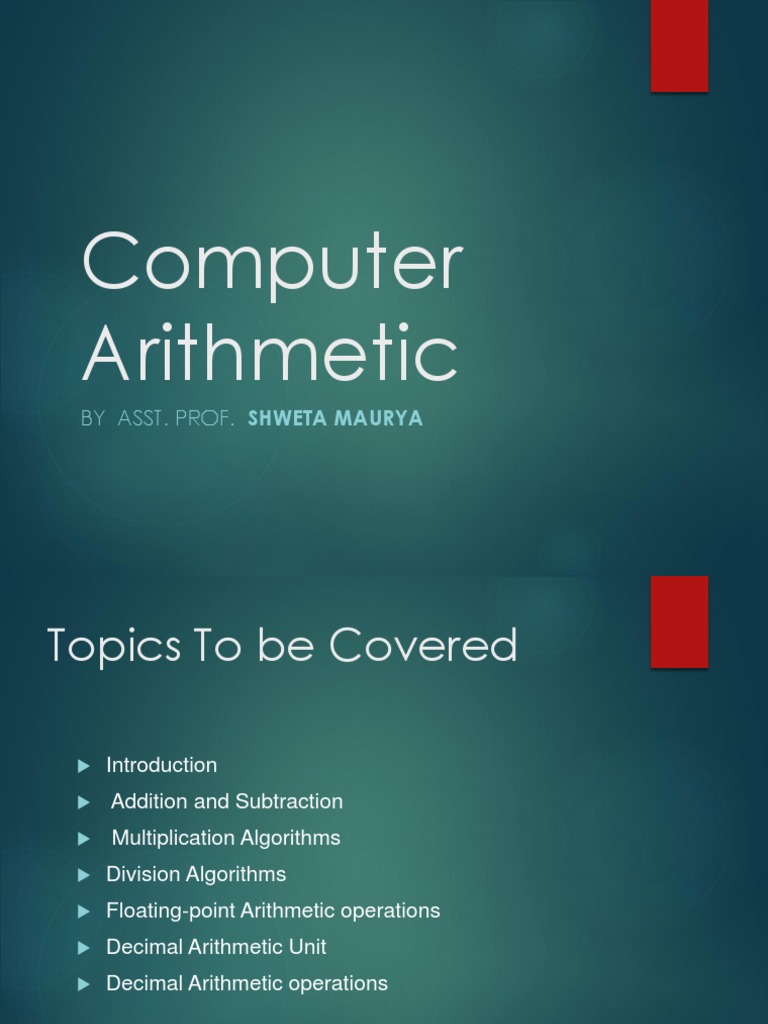 Unit 3 Of Computer Architecture Pdf Binary Coded Decimal Arithmetic