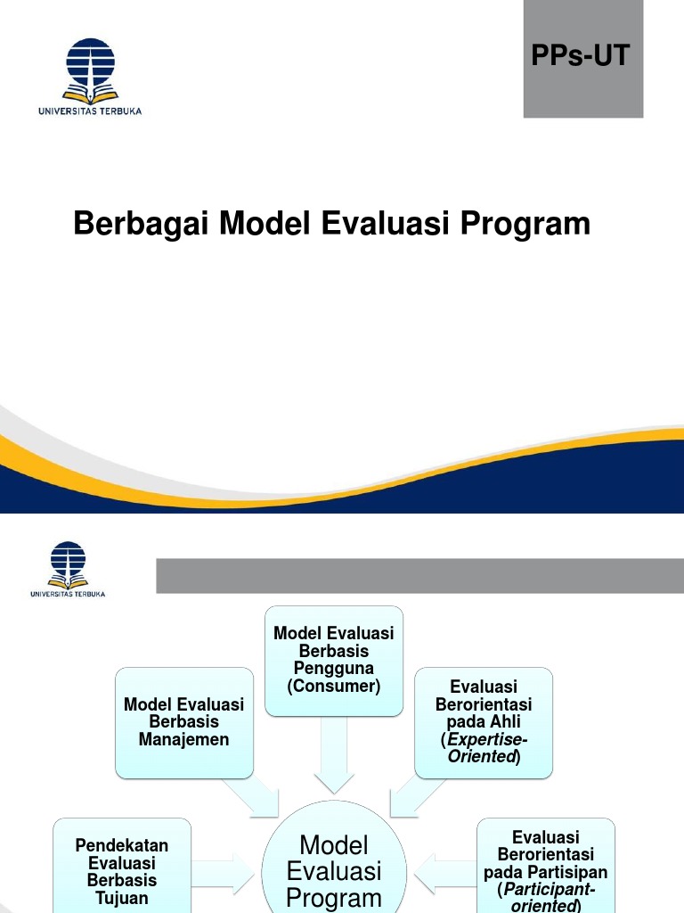 Berbagai Model Evaluasi Program PPT Minggu 2 | PDF