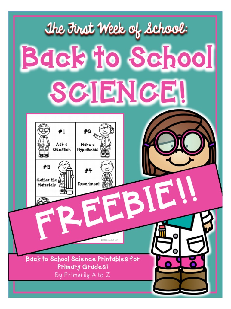Back To School Science Freebie | PDF