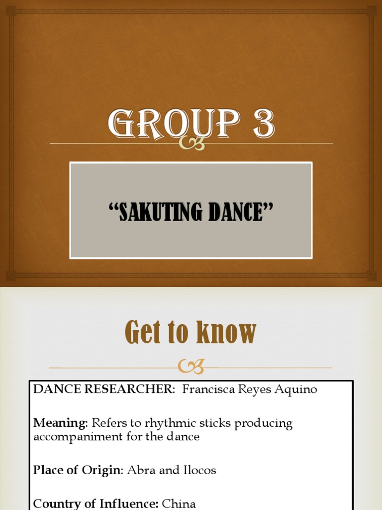 Sakuting Dance | Dances | Philippines