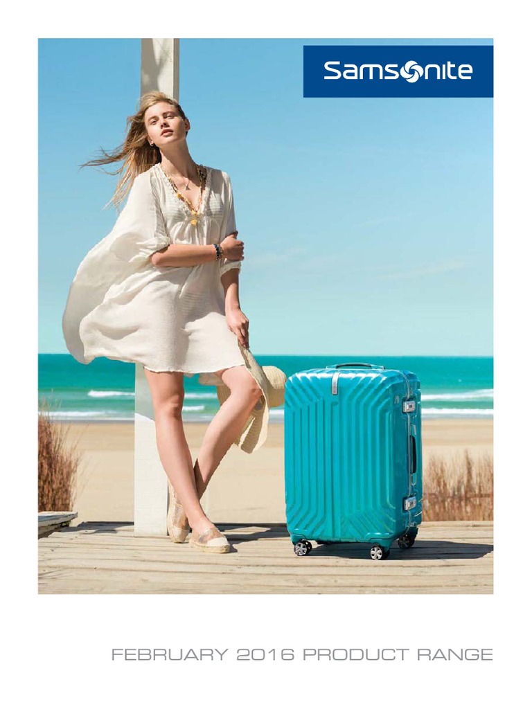 Samsonite Feb2016 Catalogue PDF | PDF | Baggage