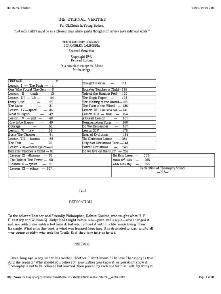 The Eternal Verities | PDF | Wisdom | Odysseus