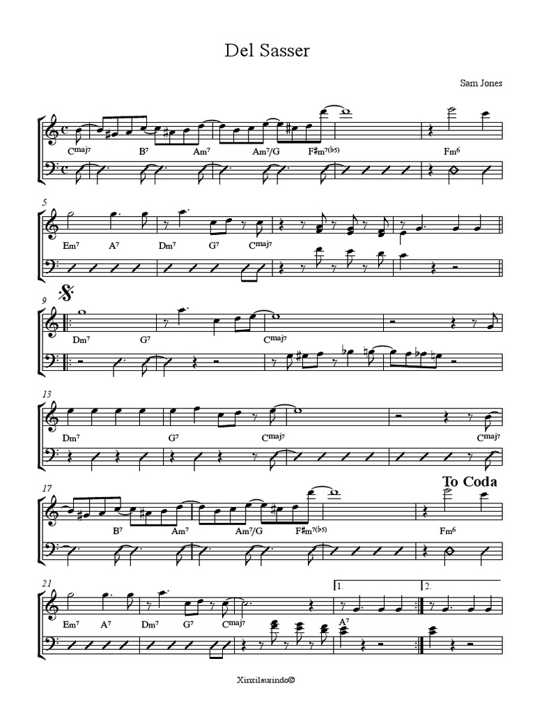 Del Sasser (Eb) | PDF