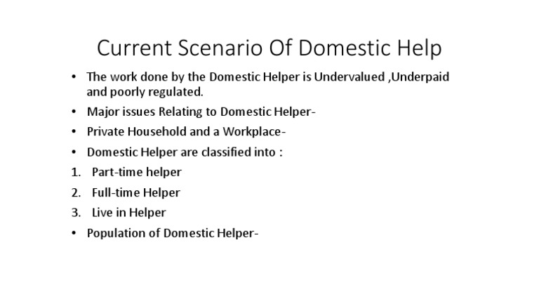 Challenges Faced by Domestic Helpers | PDF | Career & Growth | Law