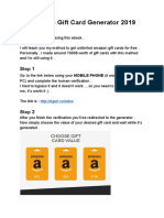 Amazon Gift Carding $500 Method Tutorial | PDF