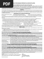 VTR-214 (Texas Handicap Placard Form) | PDF | Identity Document ...
