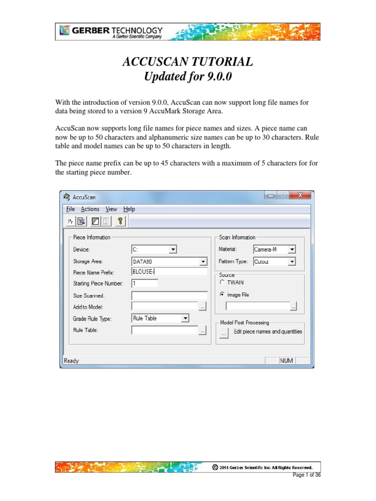 Accuscan Tutorial | PDF | Image Scanner | Imaging