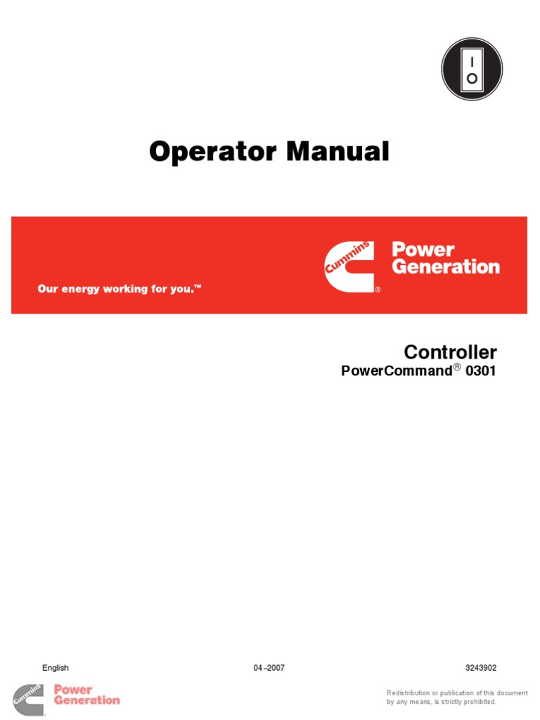 Operator Manual: Controller | PDF | Relay | Switch
