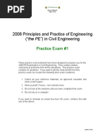 PE Civil - Construction Ebook Practice Exam-2059843 | PDF | Concrete ...