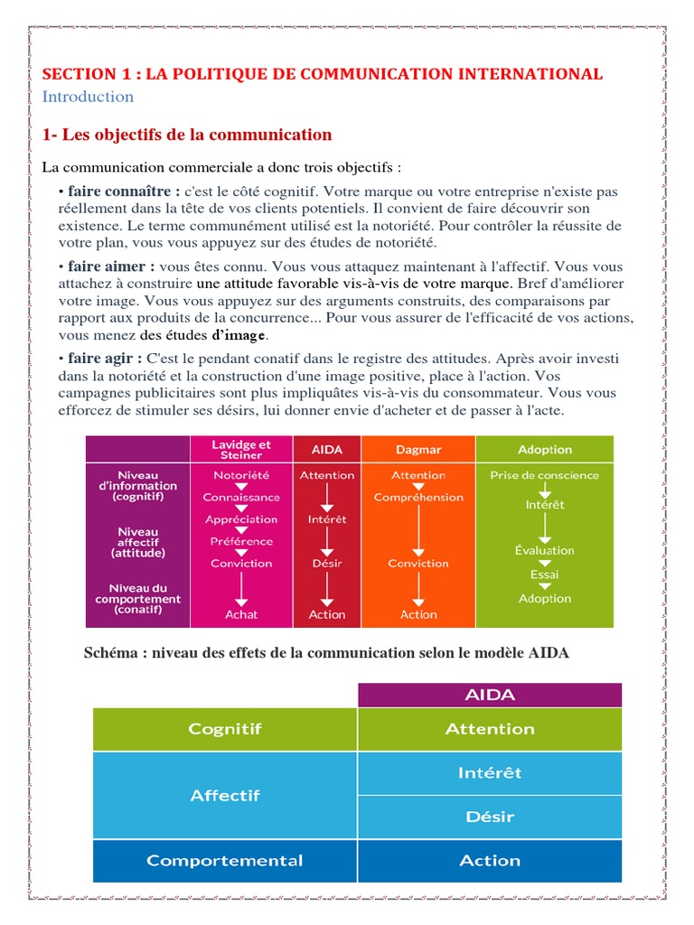 Politique de Communication Internationale | PDF | Média (Communication ...