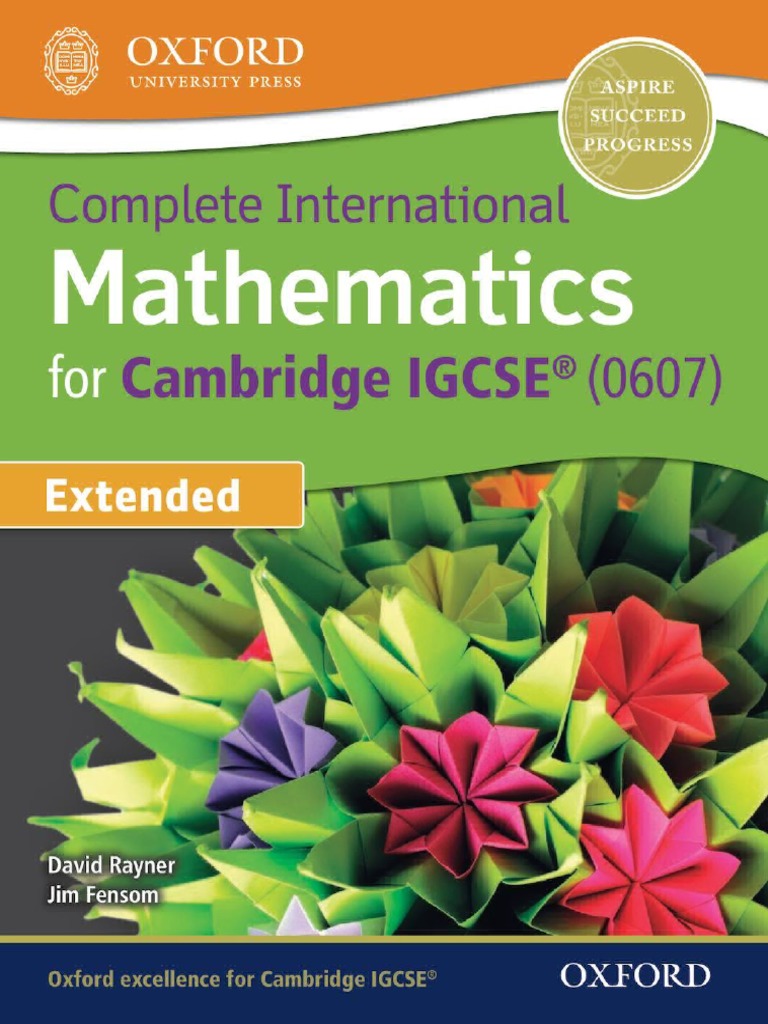 Complete International Mathematics For Cambridge IGCSE (0607) | PDF