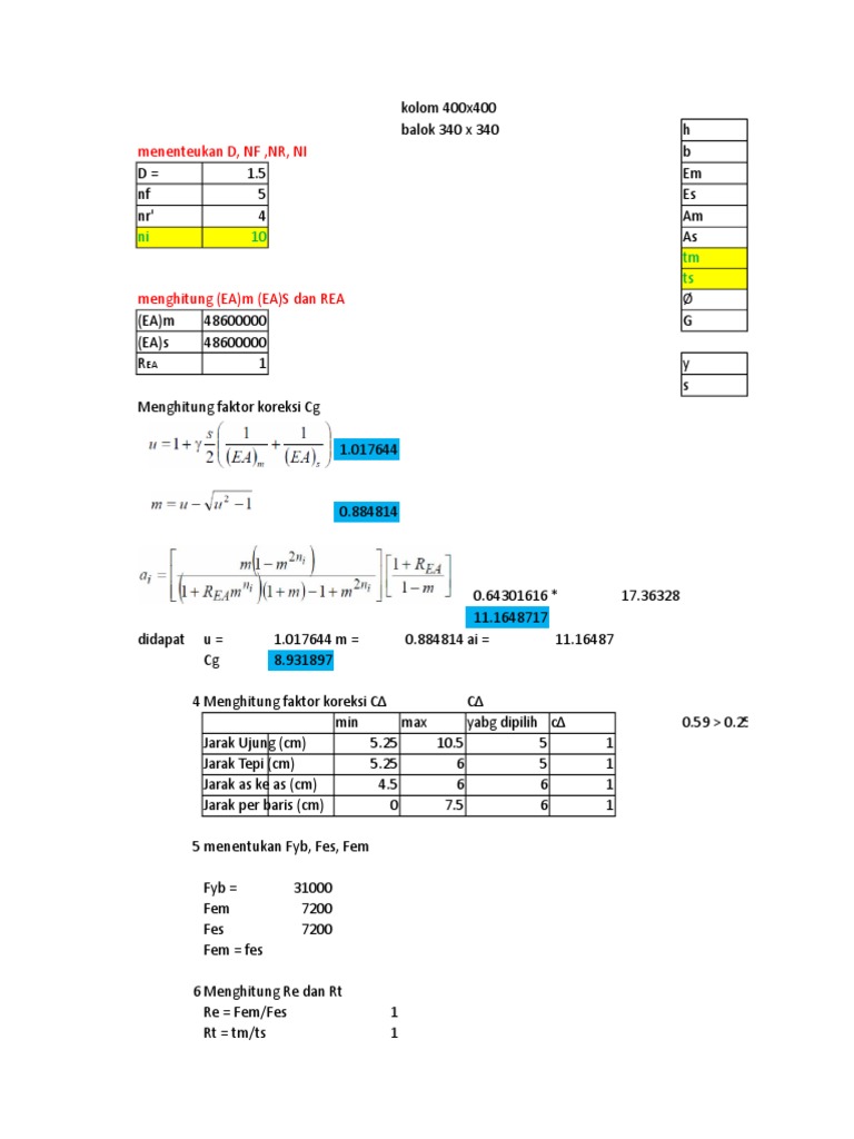 Excel Sambungan Kayu | PDF