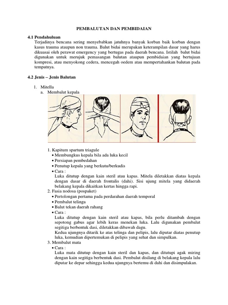 Pembalutan Dan Pembidaian | PDF