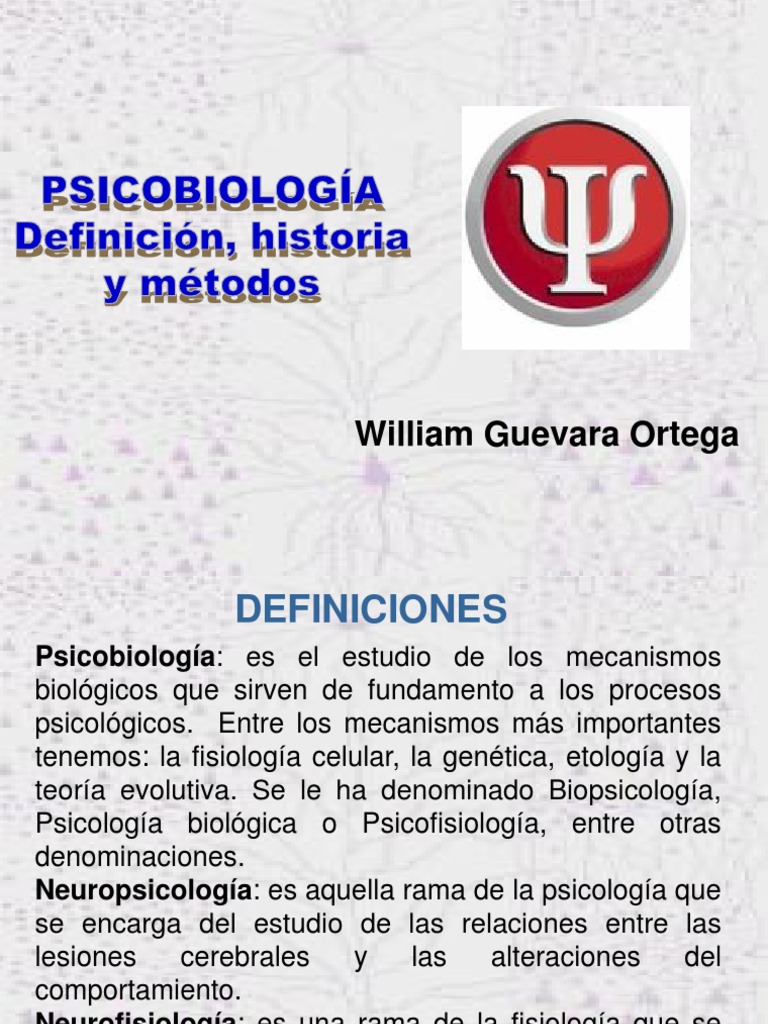 Introducción a la Psicobiología | PDF | Neurociencia conductual | Cerebro
