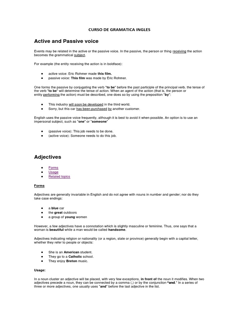 Curso de Gramatica Ingles | Download Free PDF | Perfect (Grammar) | Verb