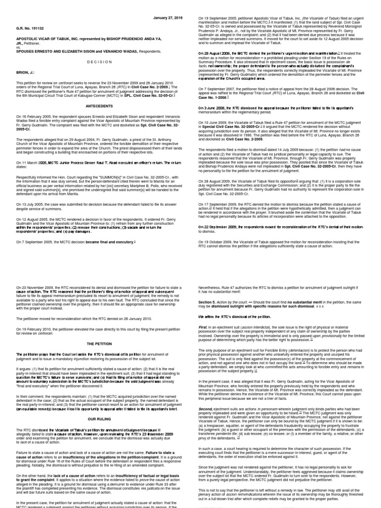 In Rem 2 | PDF | Demurrer | Lawsuit