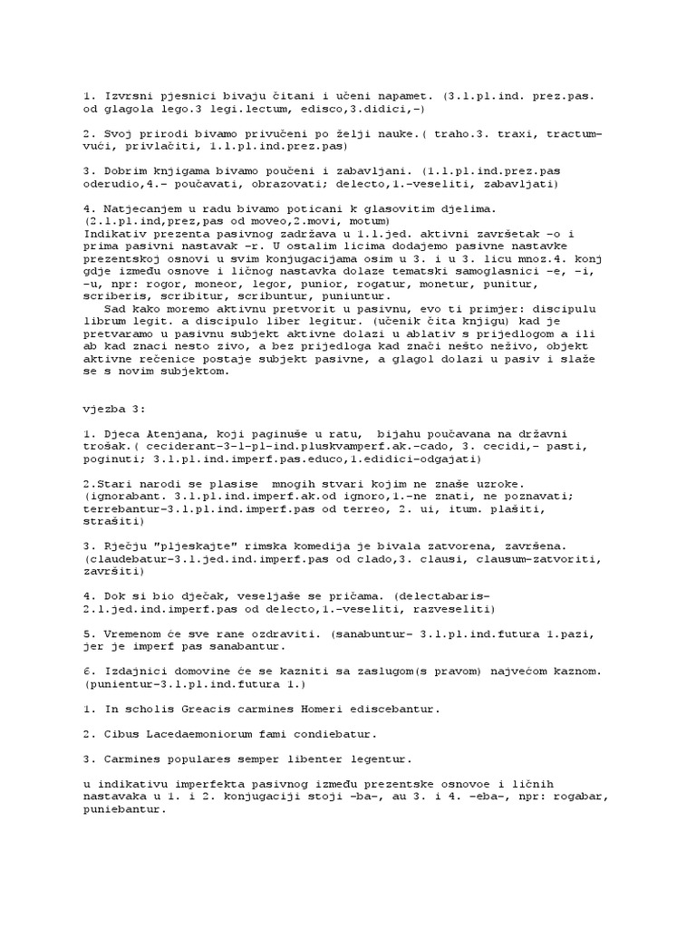 Vjezba 2. Latinski | PDF