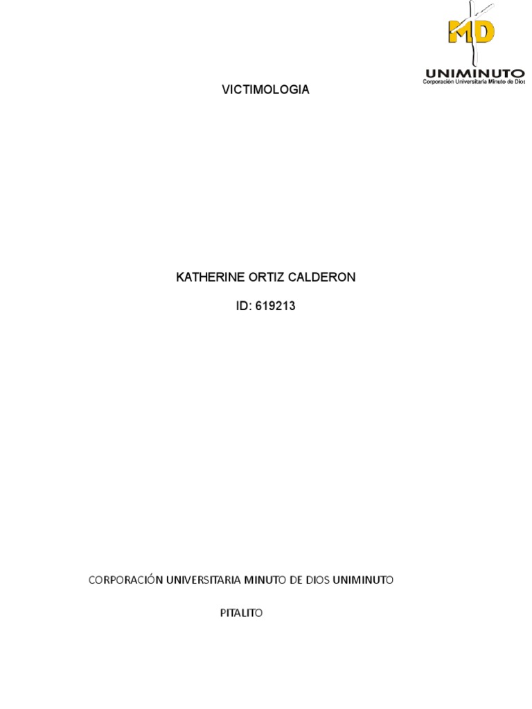 Qué Es Ser Victimario | PDF | Victimologia | Sicología