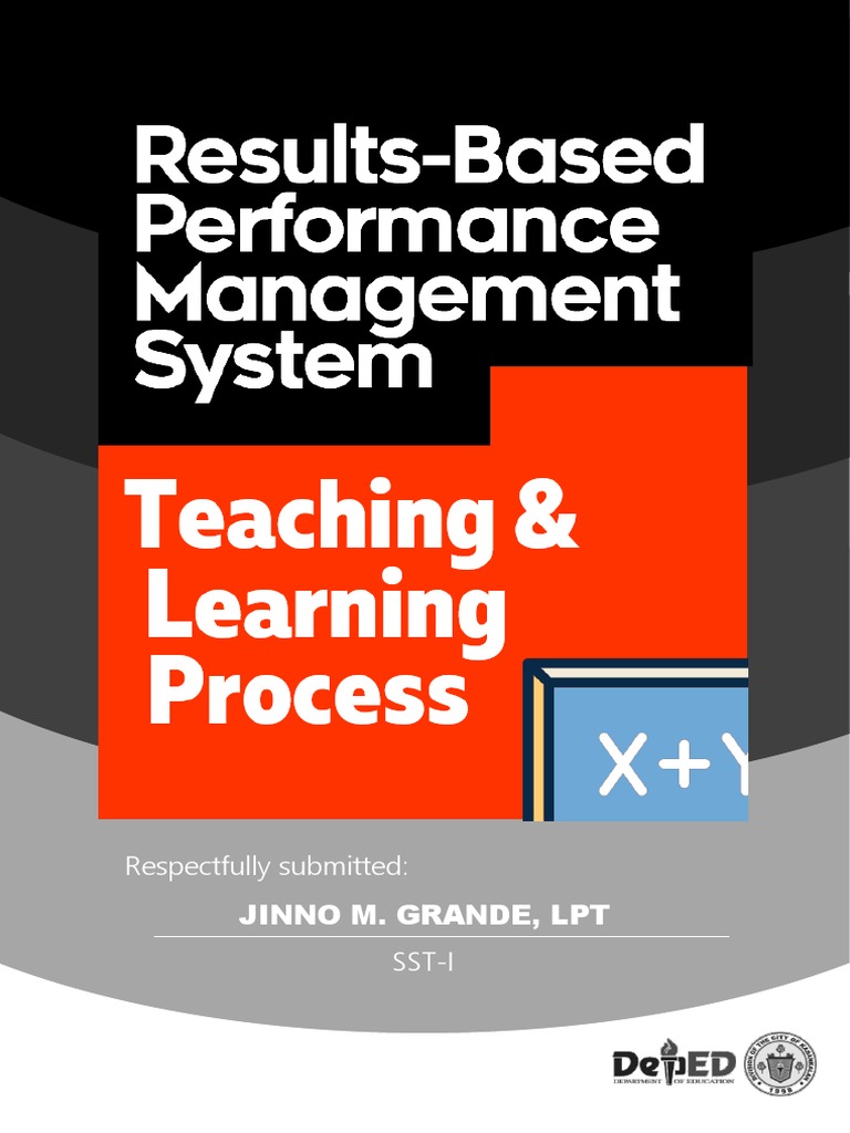 RPMS-1 Cover For Deped Tambayan | PDF