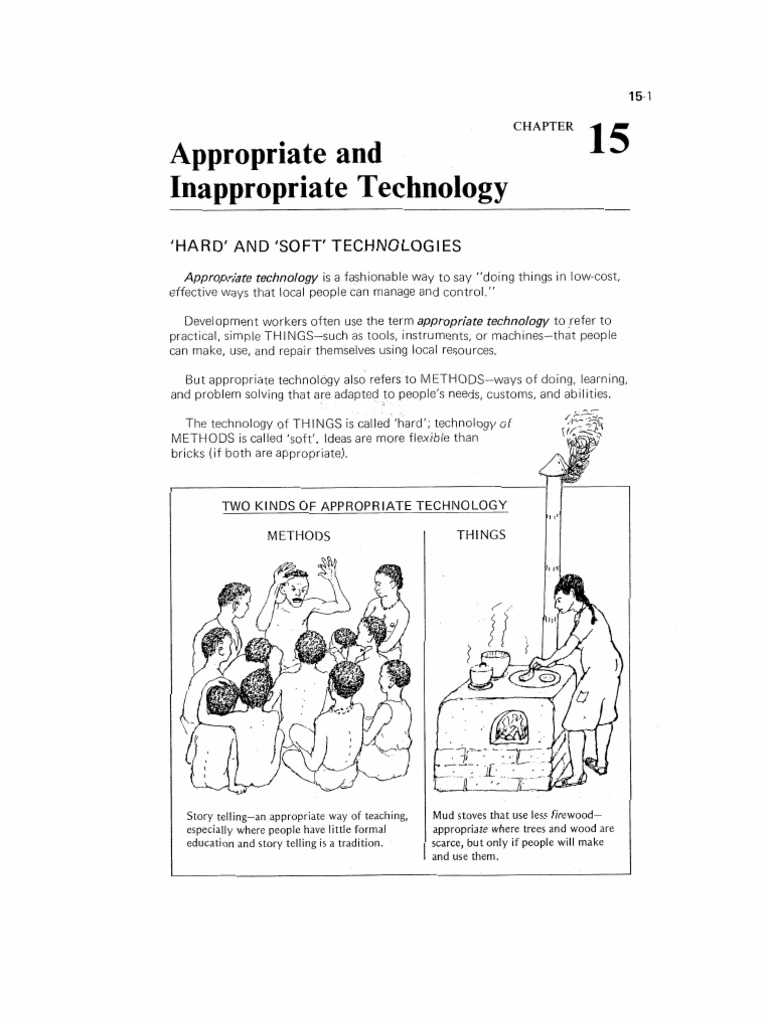 Appropriate and Inappropriate Technology: 'Hard' A N D 'Soft ...