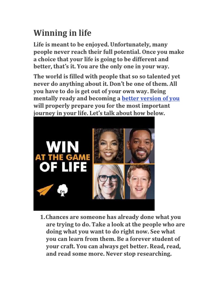 How To Win at Everything | PDF | Psychological Concepts