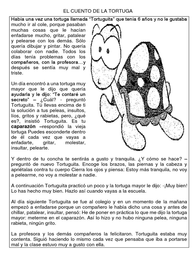 El Cuento de La Tortuga | PDF | Tortuga