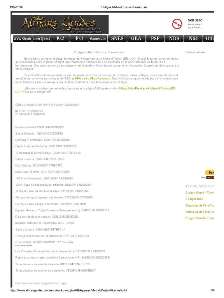 Codigos | PDF | Desarrollo de videojuegos | Nintendo