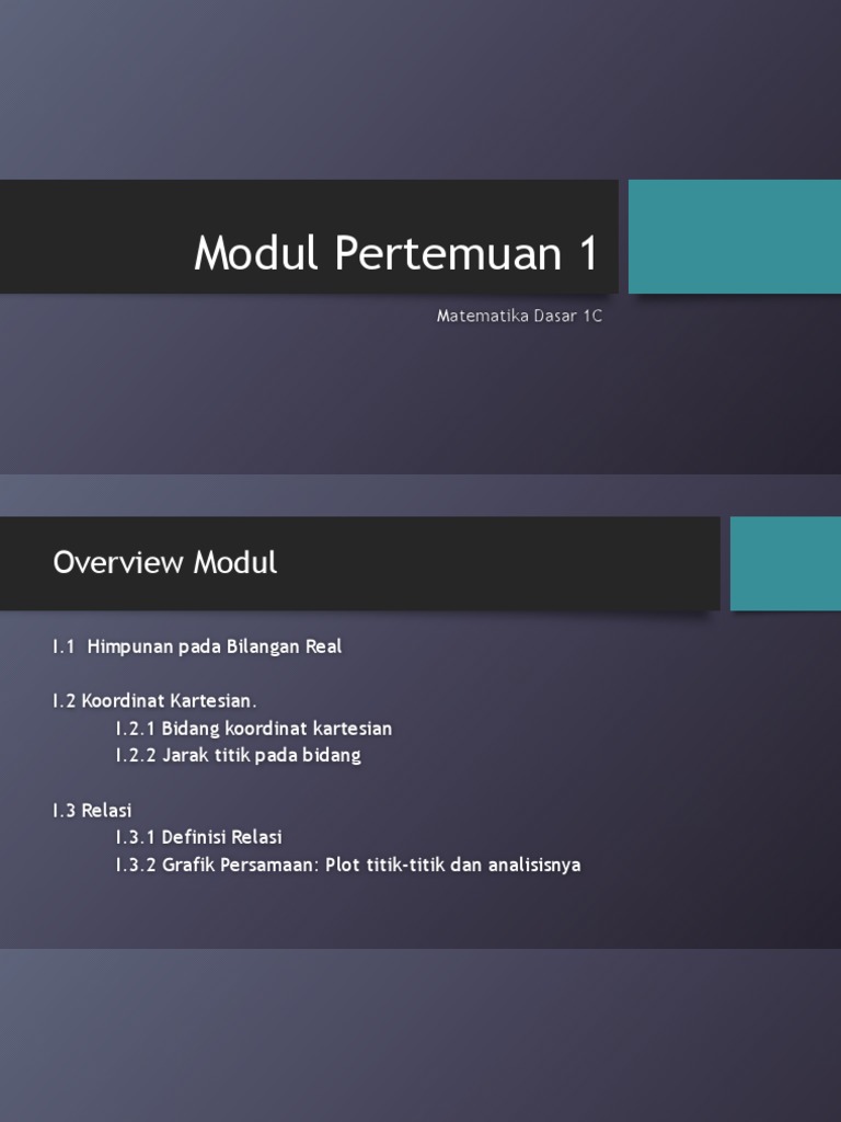 Modul 1 Matdas 1c Upload Pdf Pdf