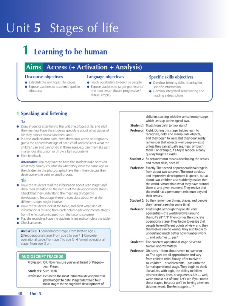 5 Stages of Life: Learning To Be Human | PDF | Question | Learning