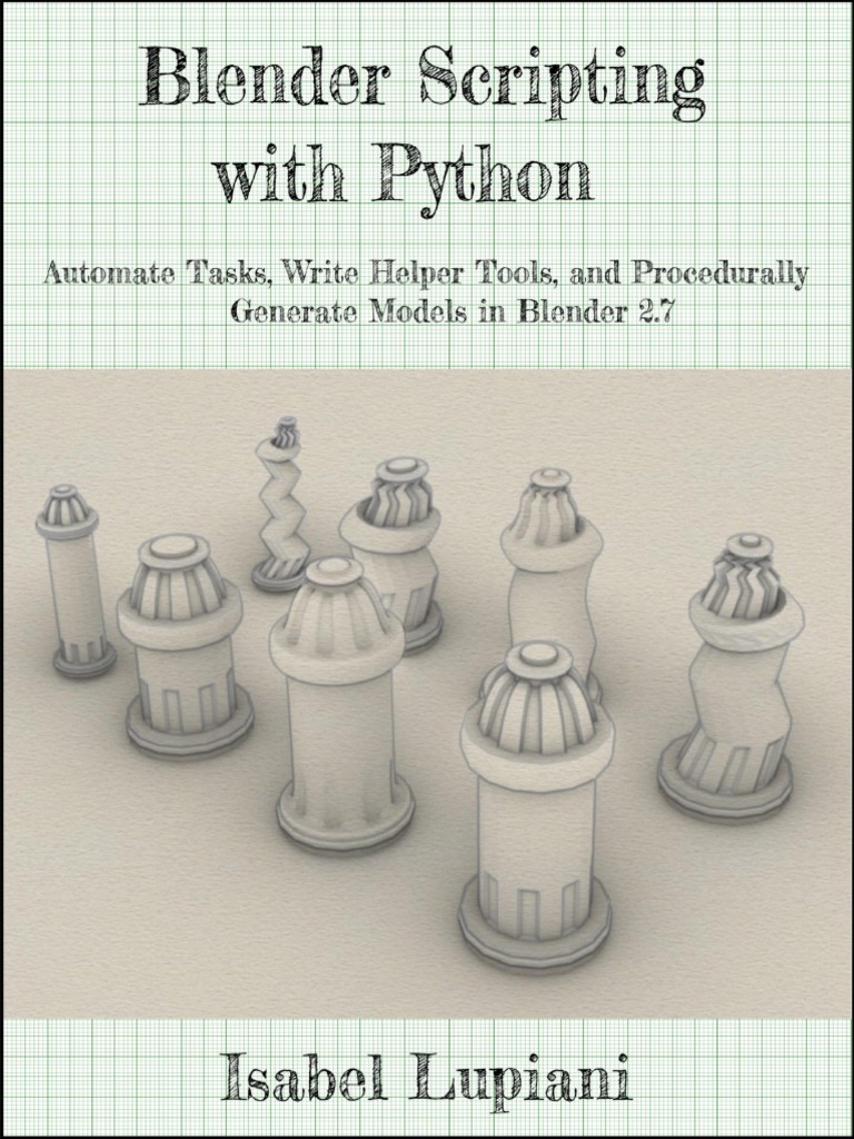 Blender Scripting With Python (Sample) | PDF | Texture Mapping | Command Line Interface