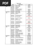 Rundown Acara Futsal Putra | PDF