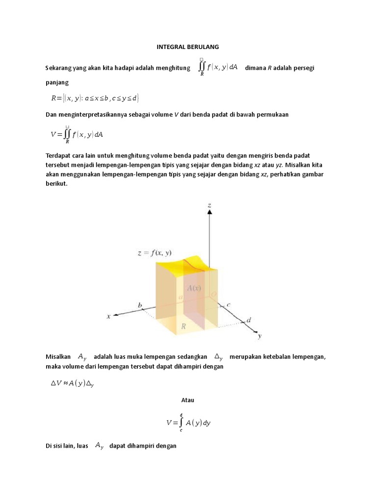 Integral Berulang | PDF