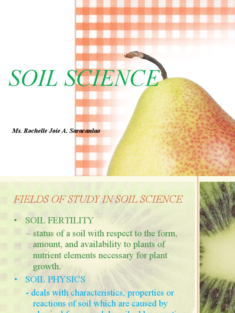 Soil Science | PDF | Weathering | Soil