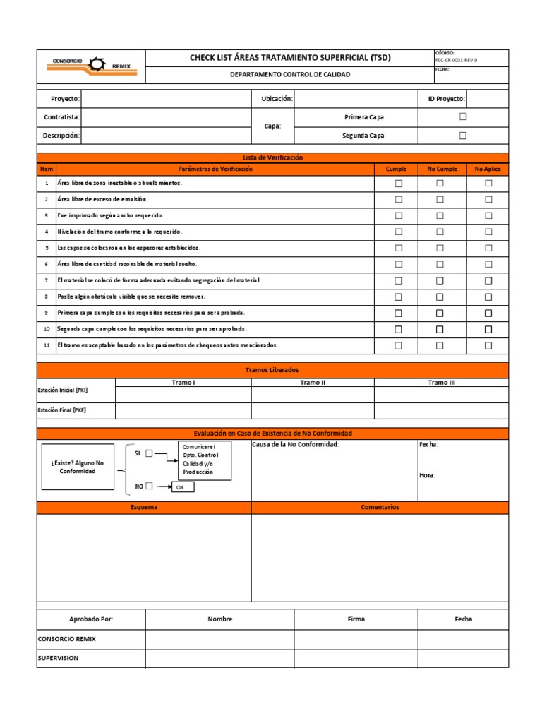 Check List TSD | PDF