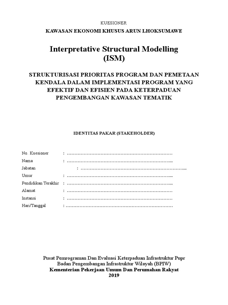 Interpretative Structural Modelling (ISM) | PDF