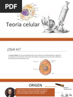 Linea Del Tiempo Teoria Celular | PDF | Nucleo celular | Biología Celular)
