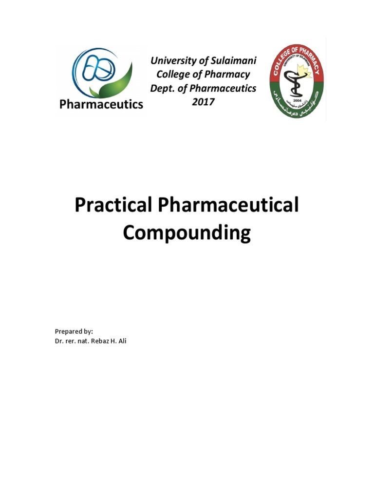 Pharmaceutical Compounding Lab | PDF | Buffer Solution | Tablet (Pharmacy)