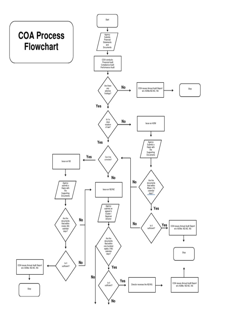 COA Process Flowchart: Can It Be Corrected? | PDF | Judgment (Law ...