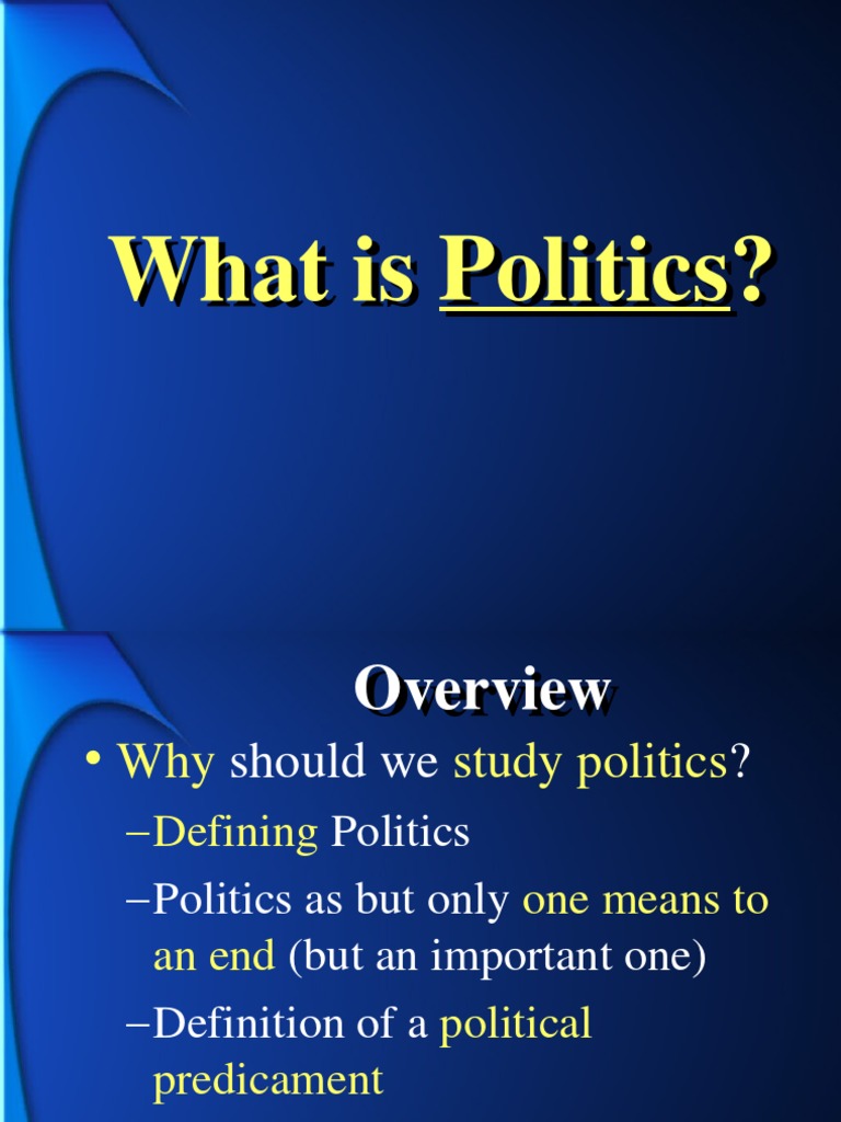 An Introduction to Politics: Defining the Field and Exploring its ...