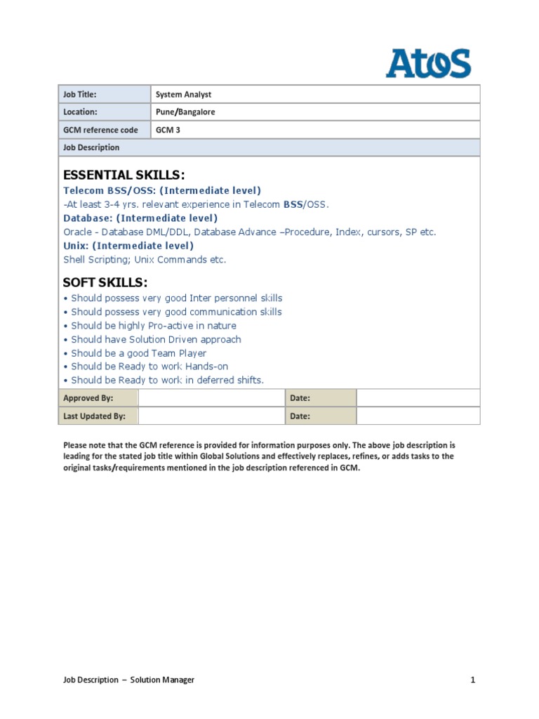 JD - Telecom - GCM3 | PDF
