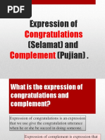 Materi 1 Expression of Congratulations Dan Contoh Dialog | PDF