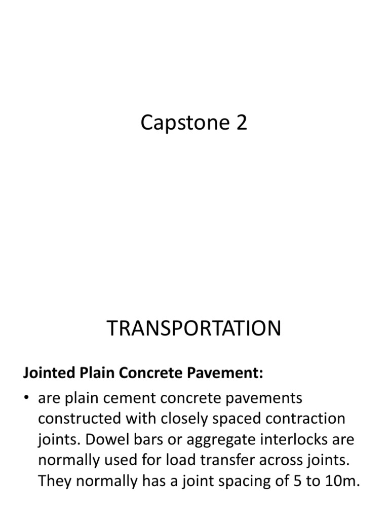 Capstone 2 | PDF | Road Surface | Concrete