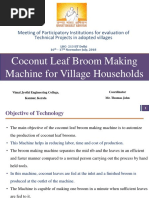 Dehusking Machine Research Paper | PDF | Belt (Mechanical) | Coconut