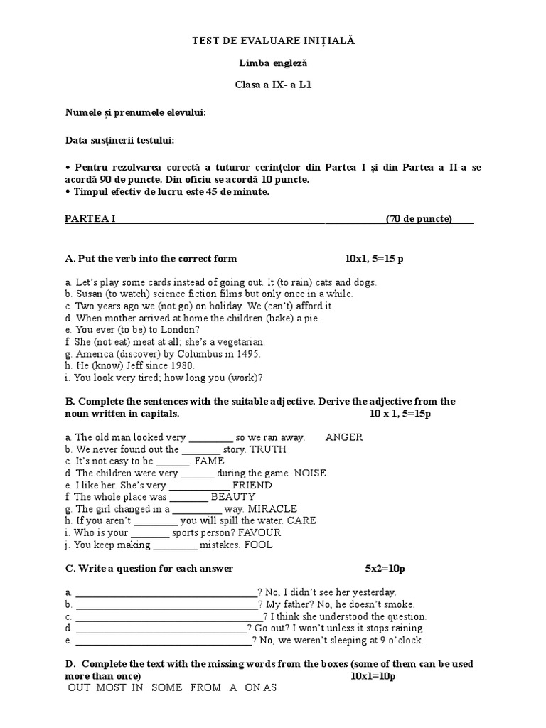 Robinson Crusoe Evaluation Test | PDF | Robinson Crusoe