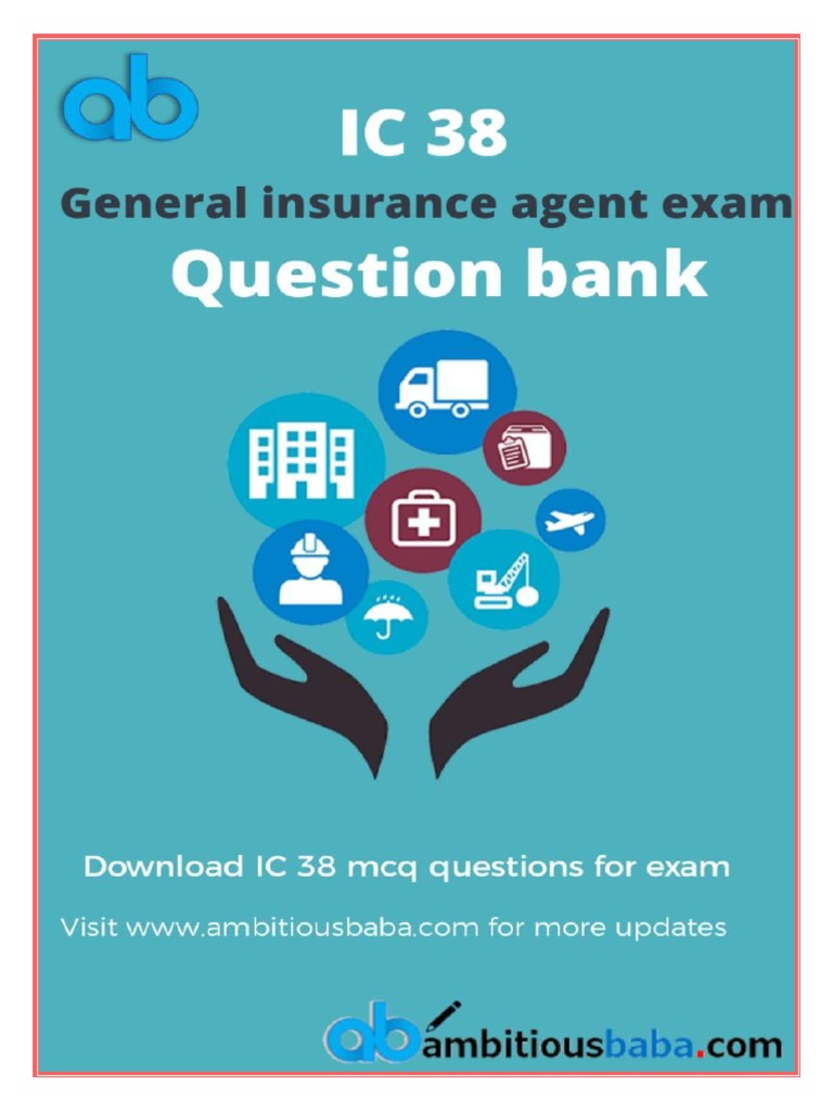 IC 38 Question Bank MCQs PDF | PDF | Insurance Policy | Insurance