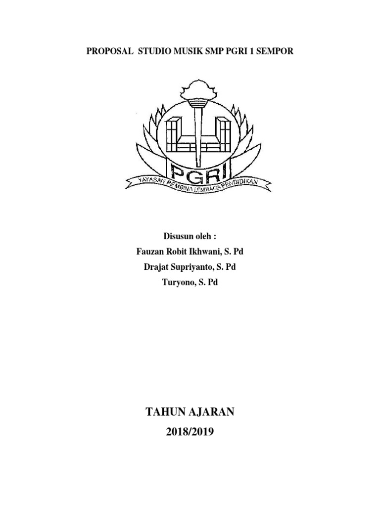 Contoh Proposal Studio Musik | PDF