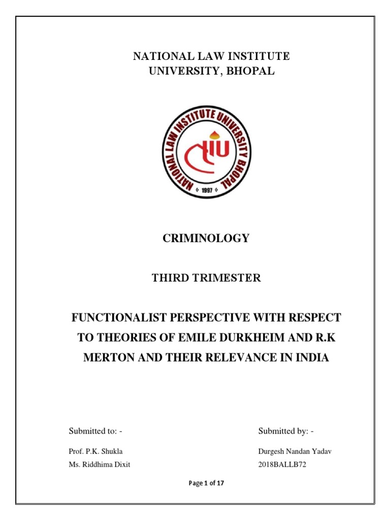 Ghuu | PDF | Deviance (Sociology) | Émile Durkheim