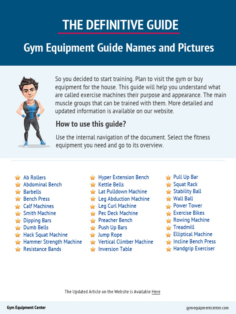 Gym Machine Guide PDF | PDF | Weight Training | Physical Exercise