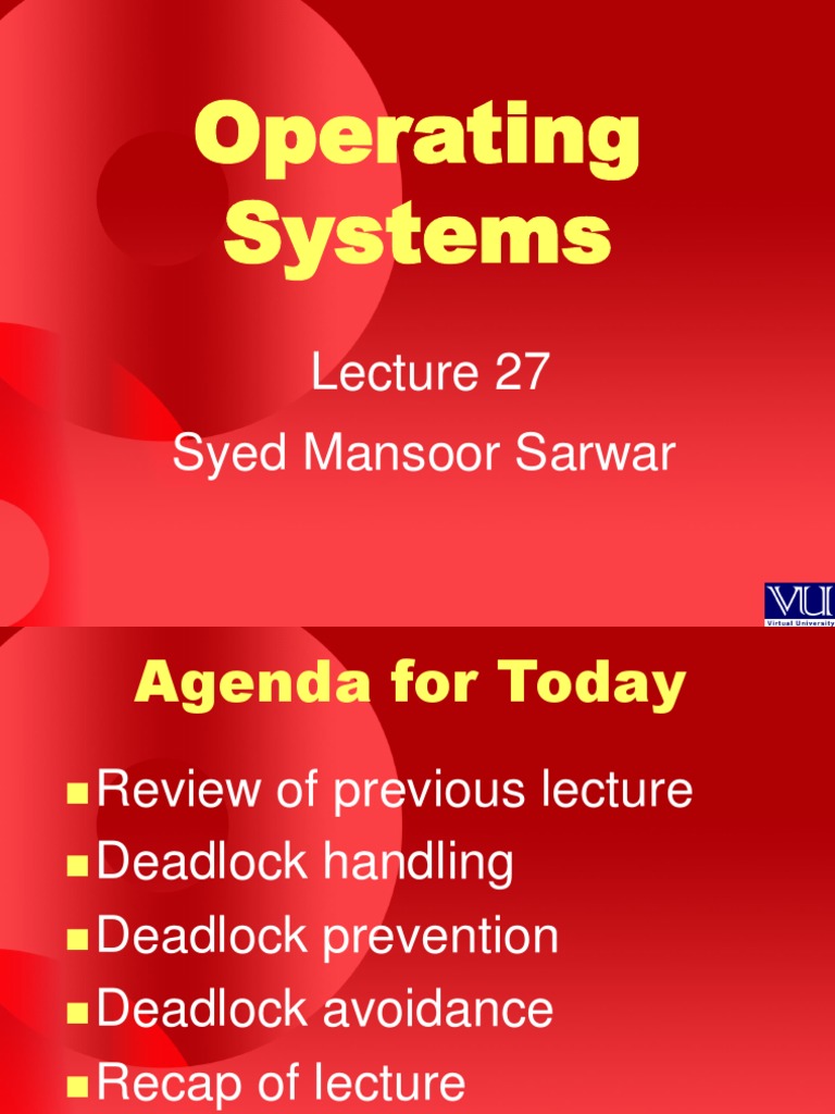 Lec27 Cs604 Pps Pdf Concurrency Computer Science Operating System Technology