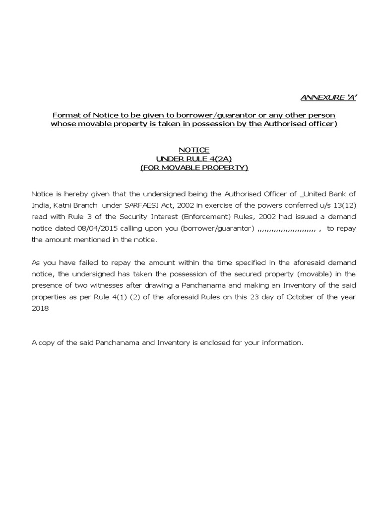 Panchnama Virendra Kumar Rajwani | PDF | Security Interest | Private Law